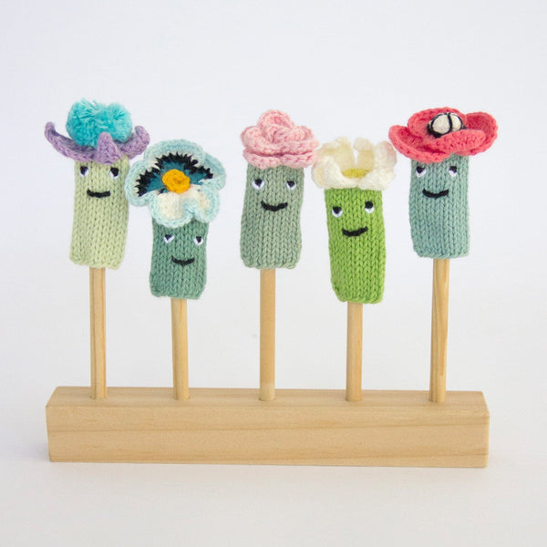 Finger Puppet Flower (set of 5) – Blabla Kids