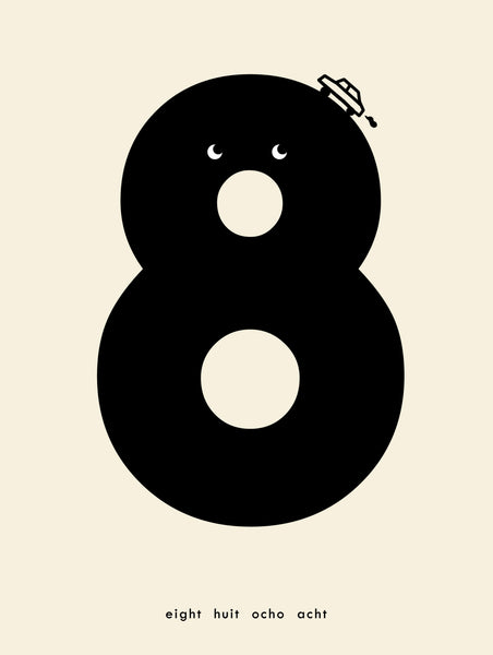 #8 Buddies Print - Black/Color – Blabla Kids
