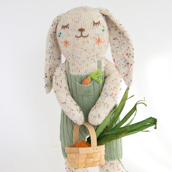 Lettuce the Bunny – Hand Knit Stuffed Animal Doll – Blabla Kids