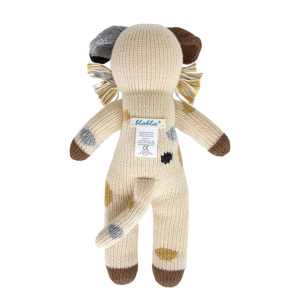 Ozzie the Dog – Hand Knit Stuffed Animal Doll – Blabla Kids