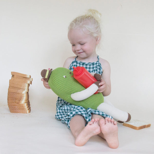 Pickle Doll – Hand Knit Stuffed Animal Doll – Blabla Kids